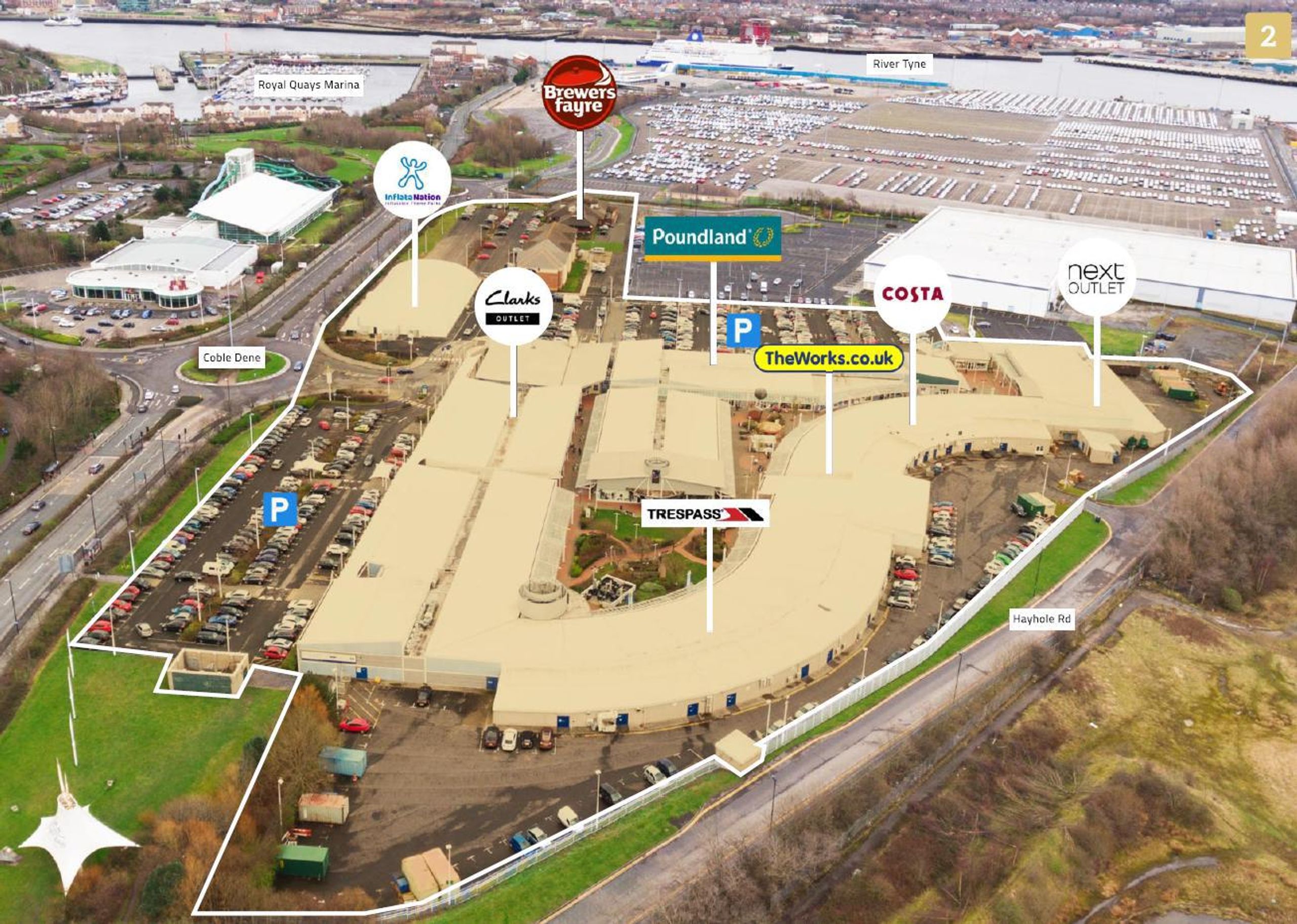 To Let: Newcastle Quays Retail Park, Coble Dene, North Shields, Tyne ...