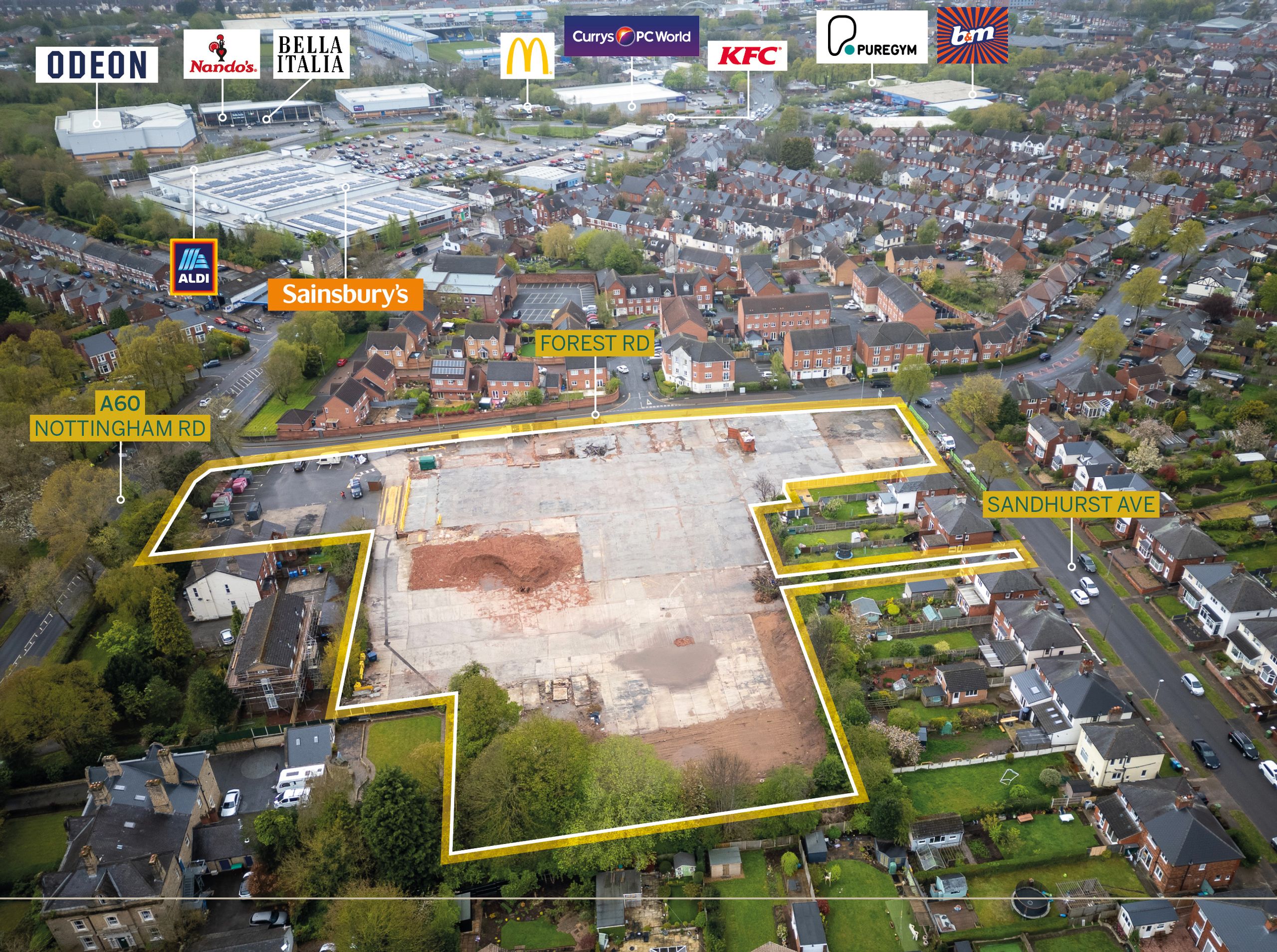 For Sale: Development Site, A60 Nottingham Road, Mansfield ...