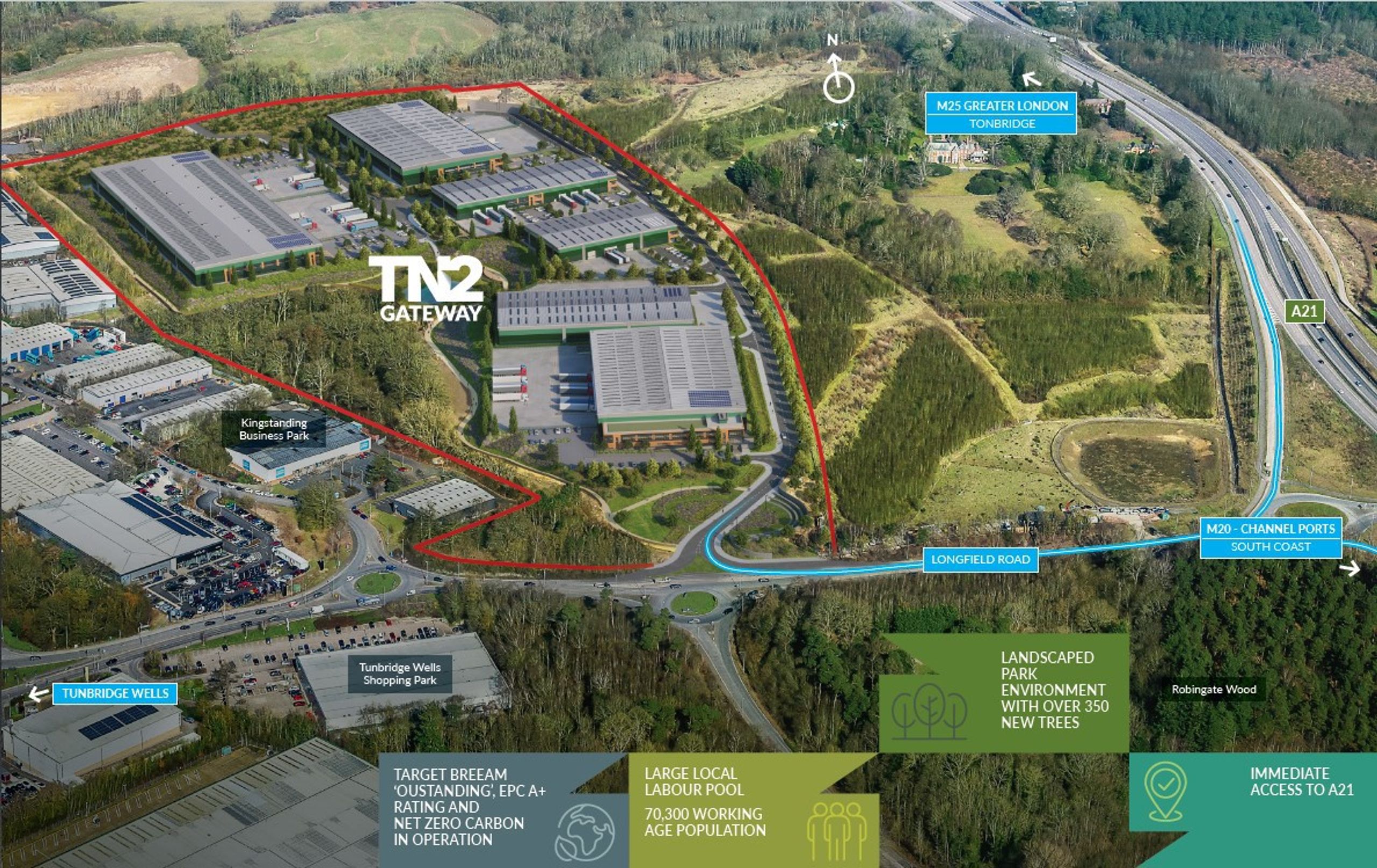 To Let: TN2 Gateway, Longfield Road, Tunbridge Wells, Kent, TN2 3GP ...